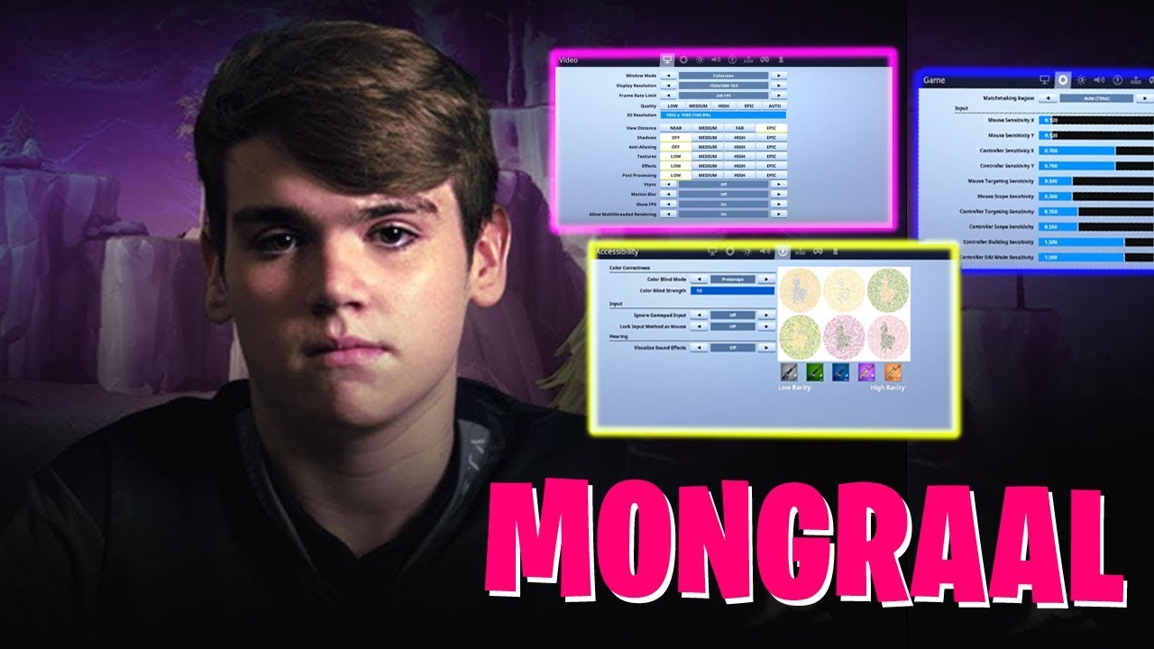 🚀 CONFIGURACIÓN Y SENSIBILIDAD DE MONGRAAL EN FORTNITE 🚀 - YouTube