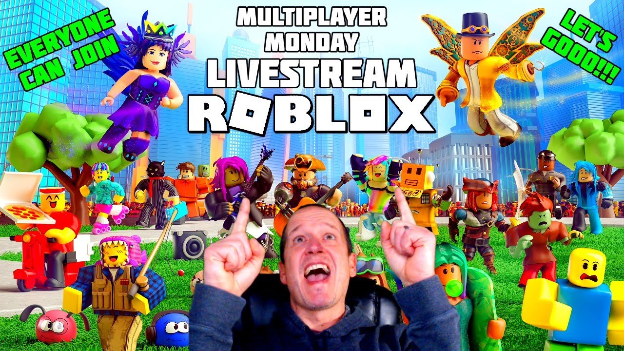 ROBLOX Gameplay - Livestream - Everyone Can Play - Let's GOOO!!! - YouTube