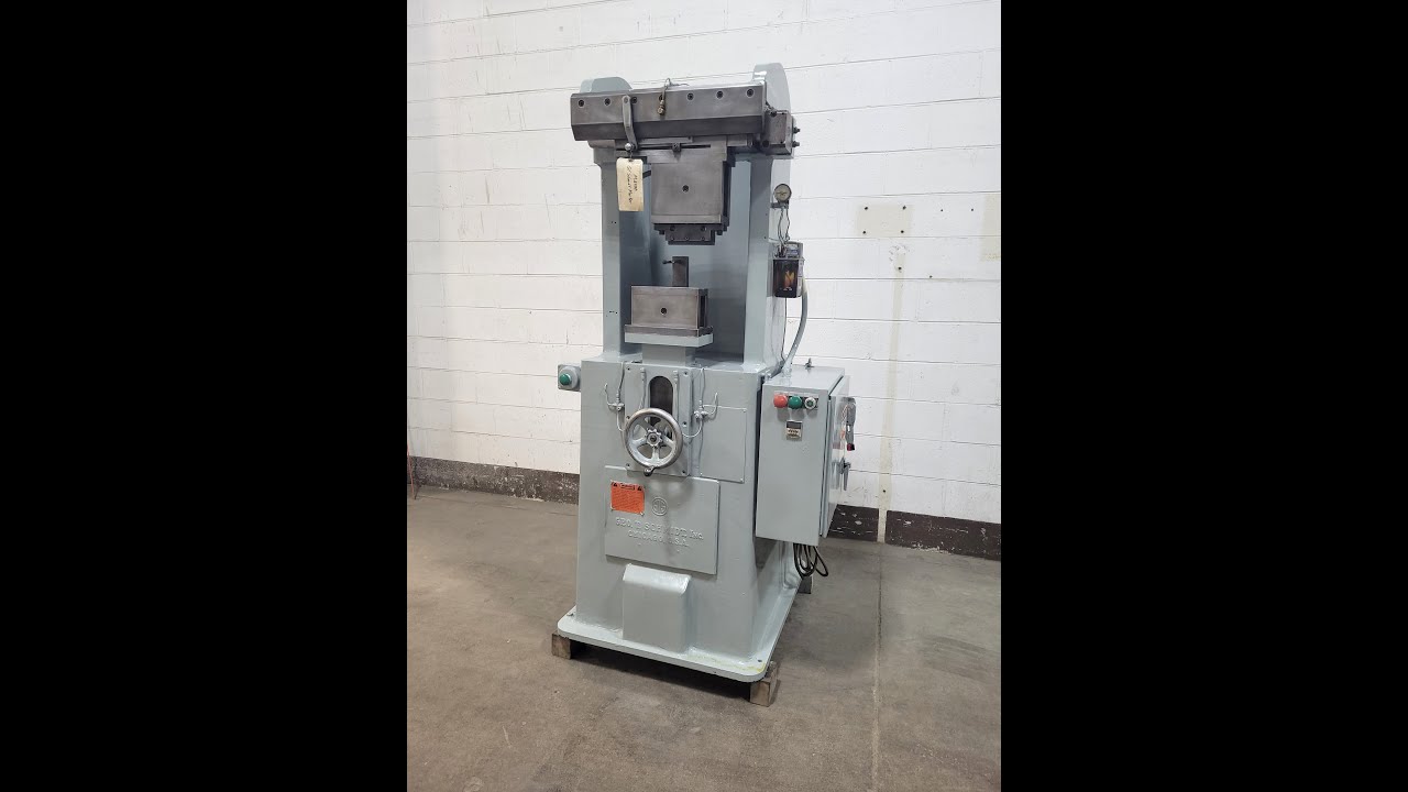 Schmidt Model 175-6S Hydraulic Marking Machine (M2088) - YouTube