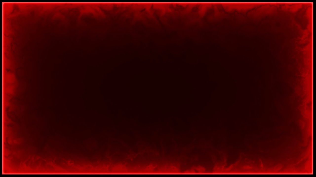 Red Glowing Border Animation | No Copyright | Free Overlay for Editing ...
