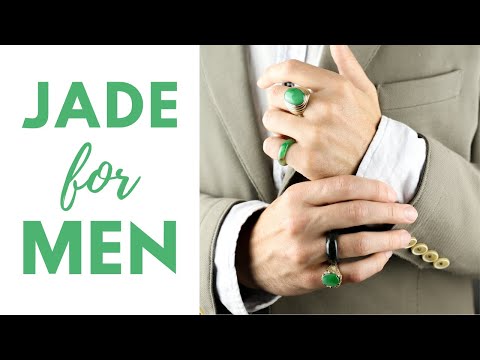 Jade Jewelry for Men | Wedding Bands, Bead Bracelets + Jade Style