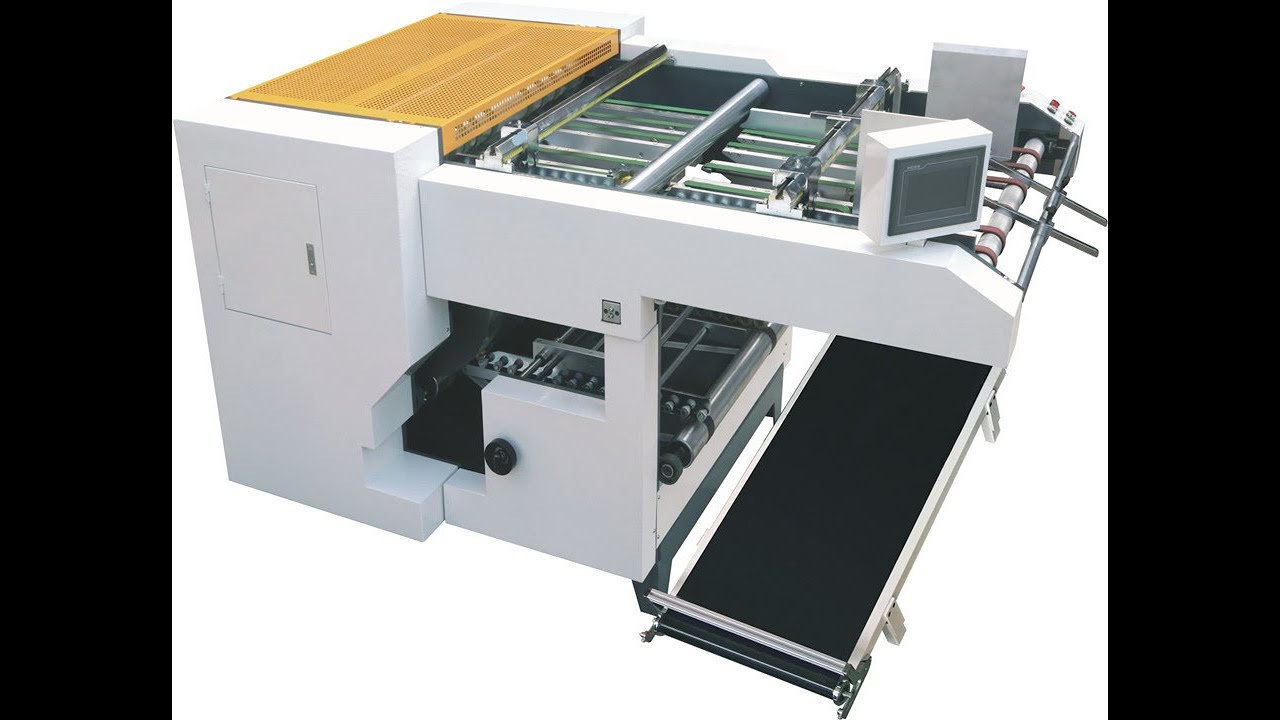 Automatic Corner Cutting and Grooving Machine - YouTube