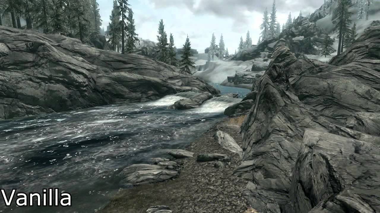 Skyrim Mods - WATER - Water And Terrain Enhancement Redux - YouTube
