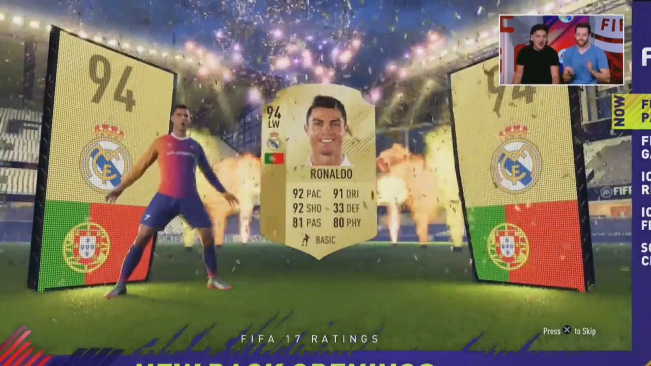 OFFICIAL FIFA 18 PACK ANIMATION FT. RONALDO - YouTube