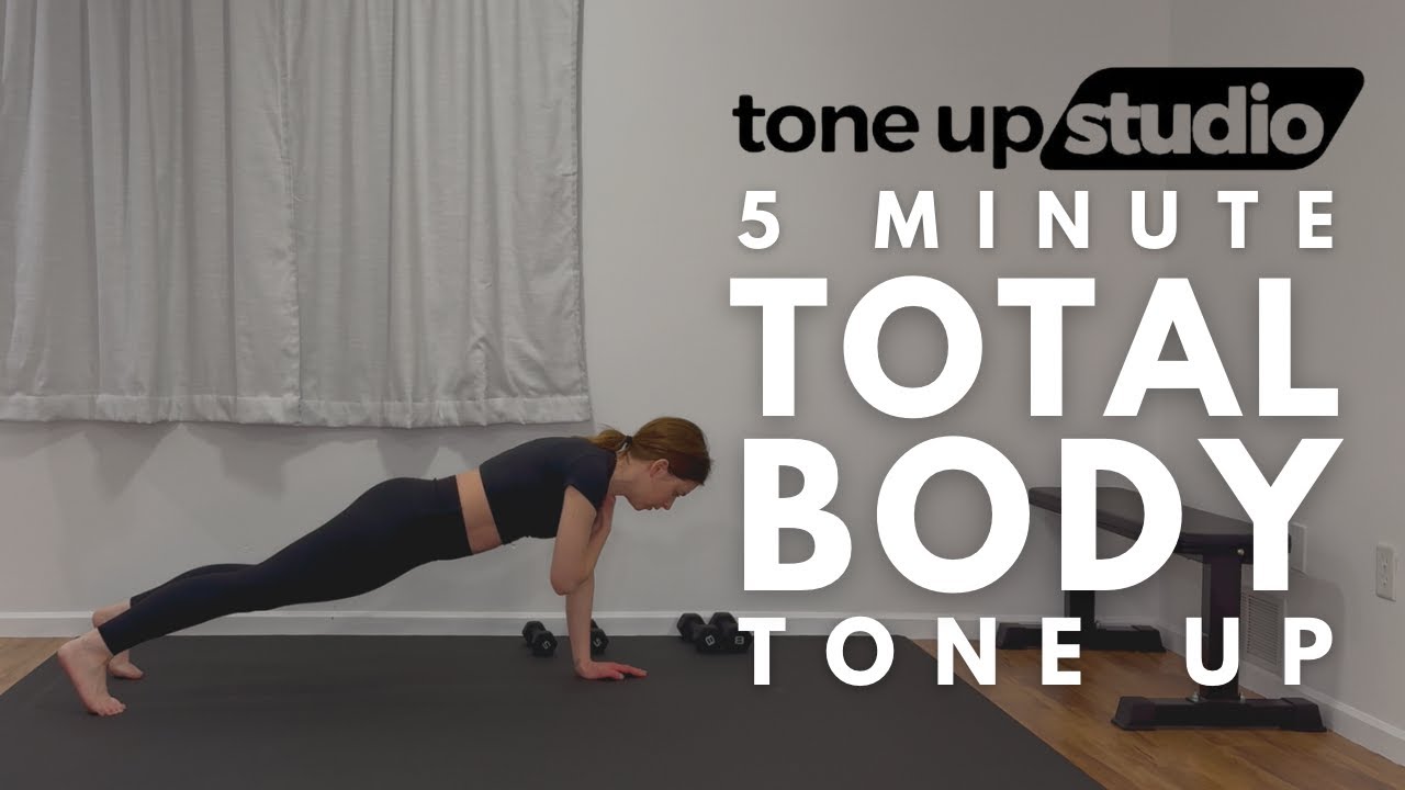 5 Minute Total Body Tone Up - YouTube