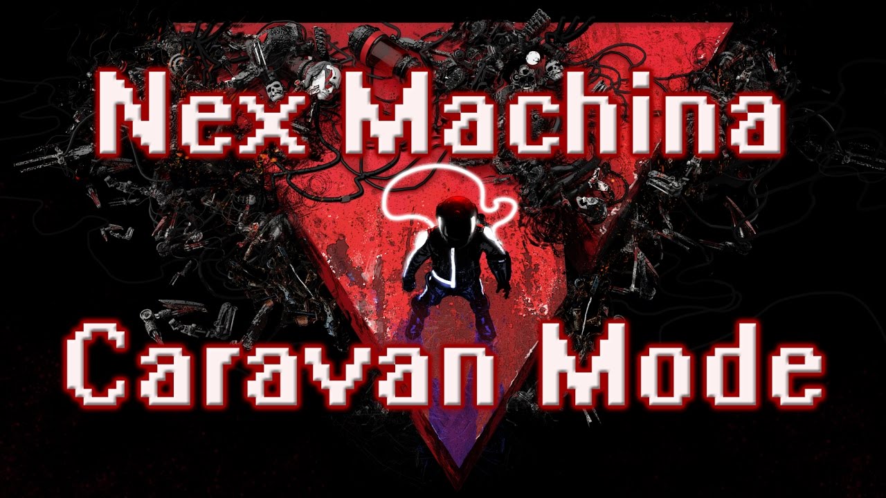 Nex Machina: Death Machine BETA - Ice Caverns - Caravan Mode - YouTube