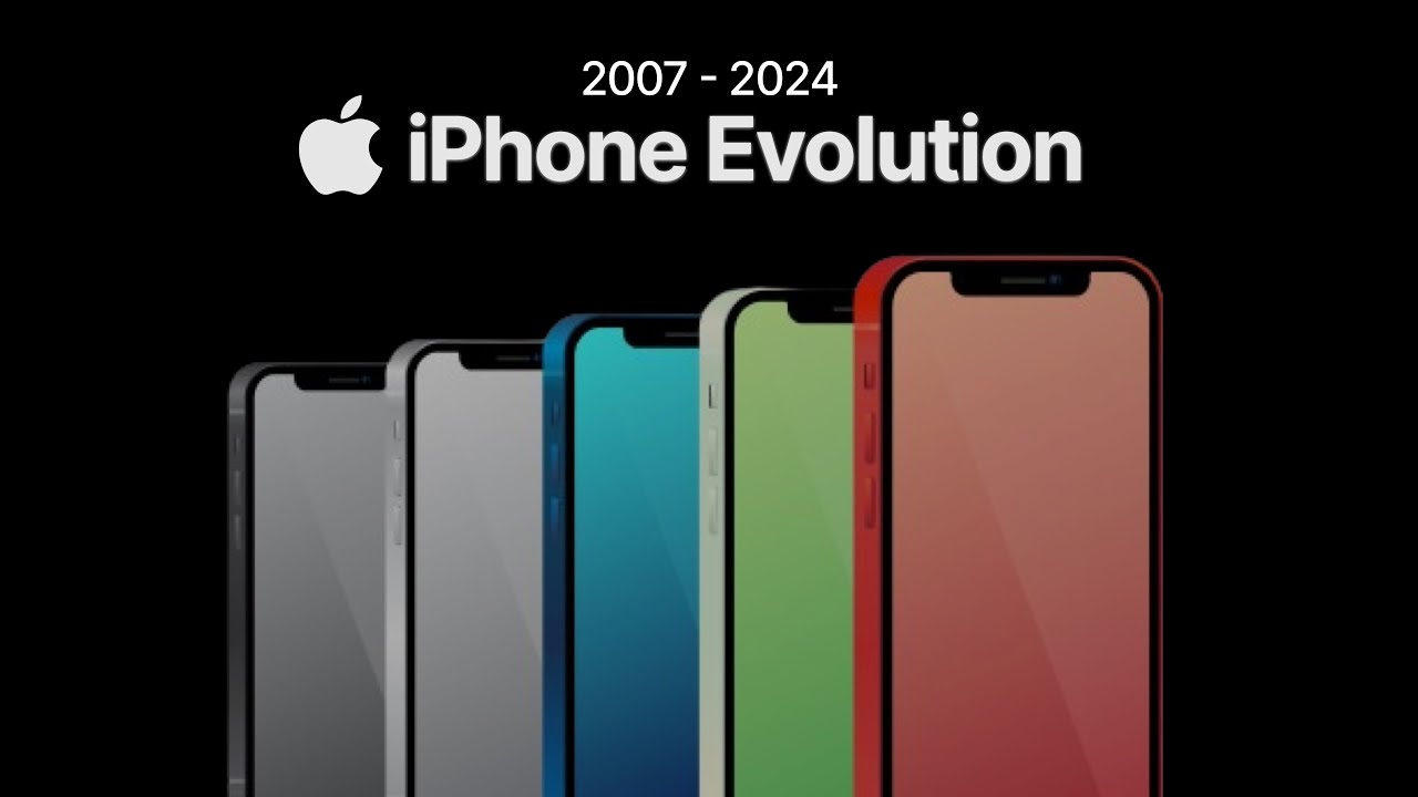 Evolution of iPhone 2007 - 2024 | Aim Apple - YouTube