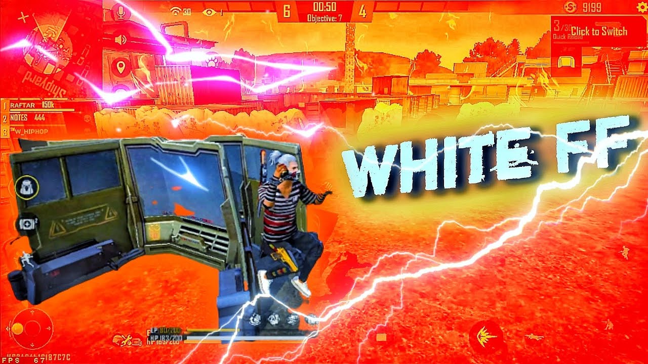White FF : White FF Custom Hud 👽... - YouTube