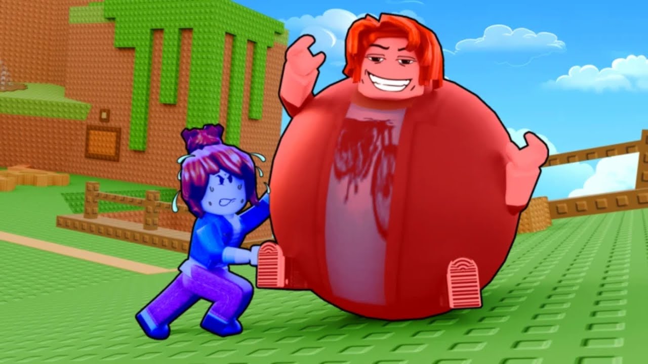 OH GEEZ! We Tried ROLL A FAT FRIEND in Roblox – Hilarious 2 Player ...