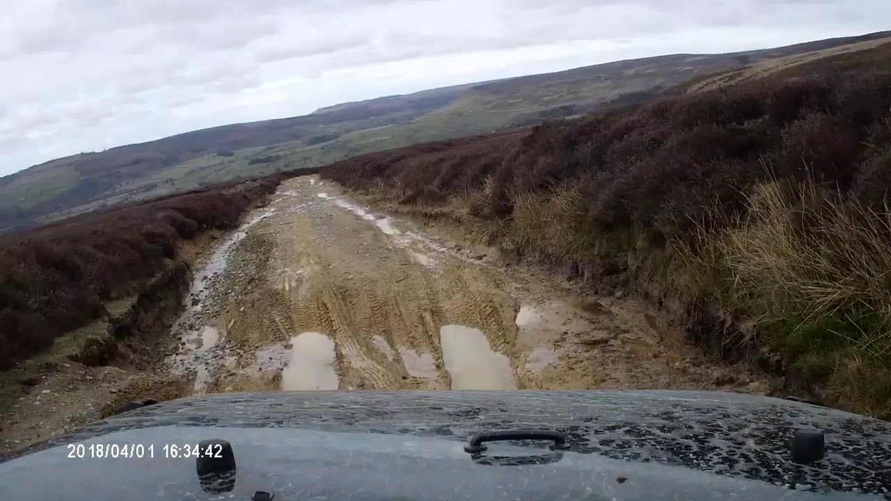 4x4 Tour UK - Descending Rudland Rigg 2018 pre repairs - YouTube