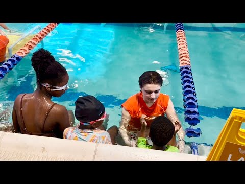 Daily Vlog | The kids first day of swimming lessons - YouTube