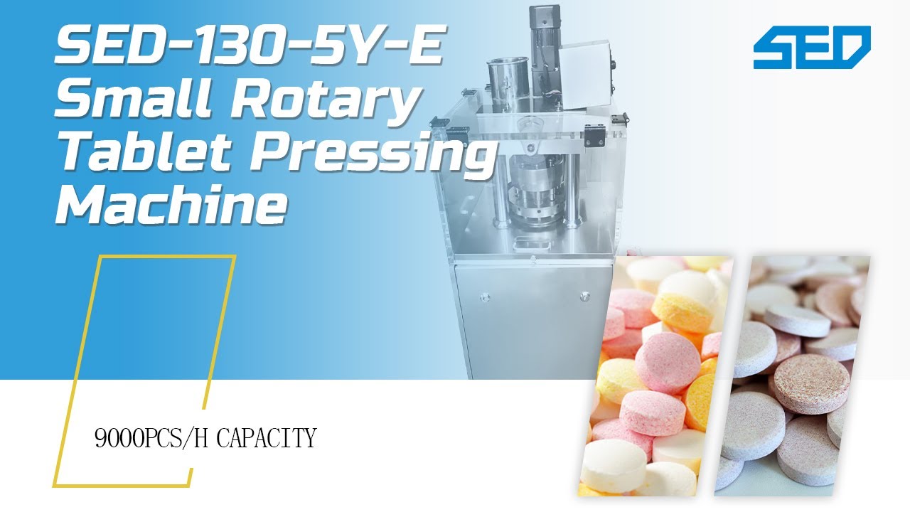 Small Rotary Tablet Pressing Machine (SED PHARMA) - YouTube