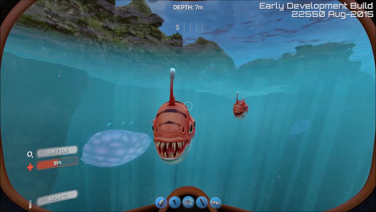 Subnautica v22550 and Skyray-Biter Creatures - YouTube