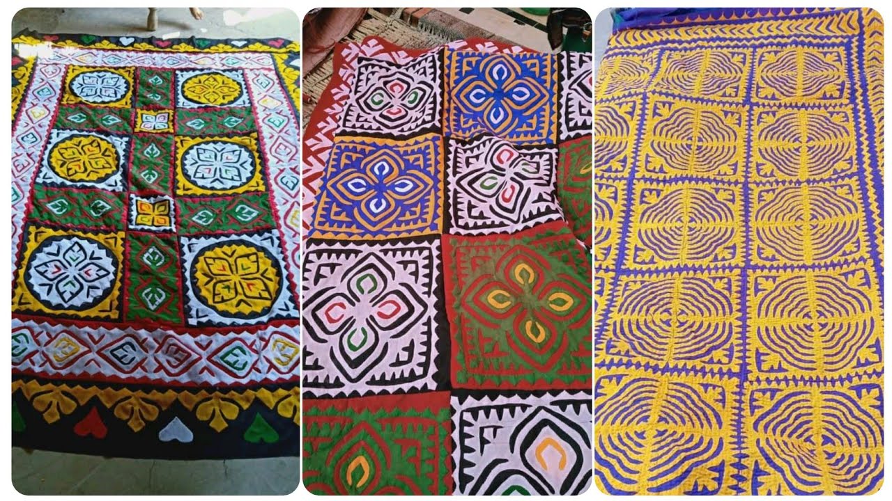 Sindhi Applique Ralli Designs 2022 Ralli Pattren Quilts #Ralli #Quilts ...