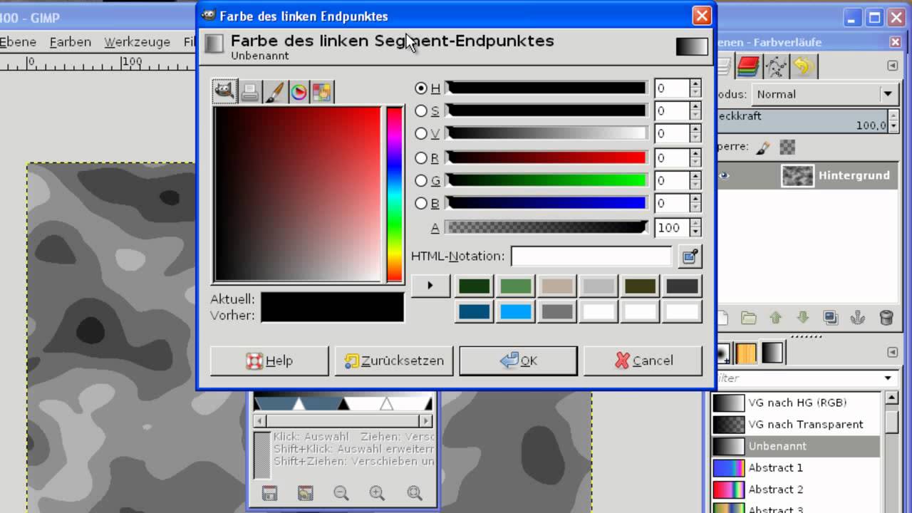 GIMP - Camouflage Textur erstellen - YouTube