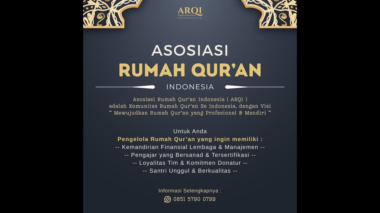 Memperkenalkan Program ARQI - YouTube