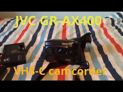 JVC GR-AX400 VHS-C camcorder - YouTube