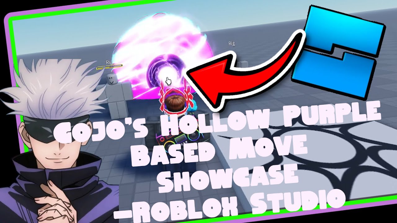 Gojo's Hollow Purple Based Move Showcase - Roblox Studio - YouTube