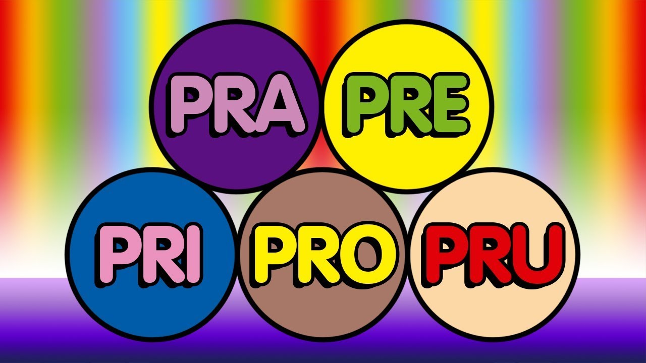 PRA PRE PRI PRO PRU - CRIANÇAS INTELIGENTES AEIOU - A E I O U - YouTube