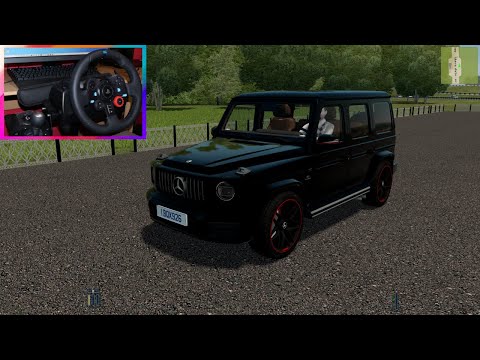 City Car Driving | Mercedes Benz G63 AMG | Cutting And Weaving Agile Beast | Logitech G29 + Shifter