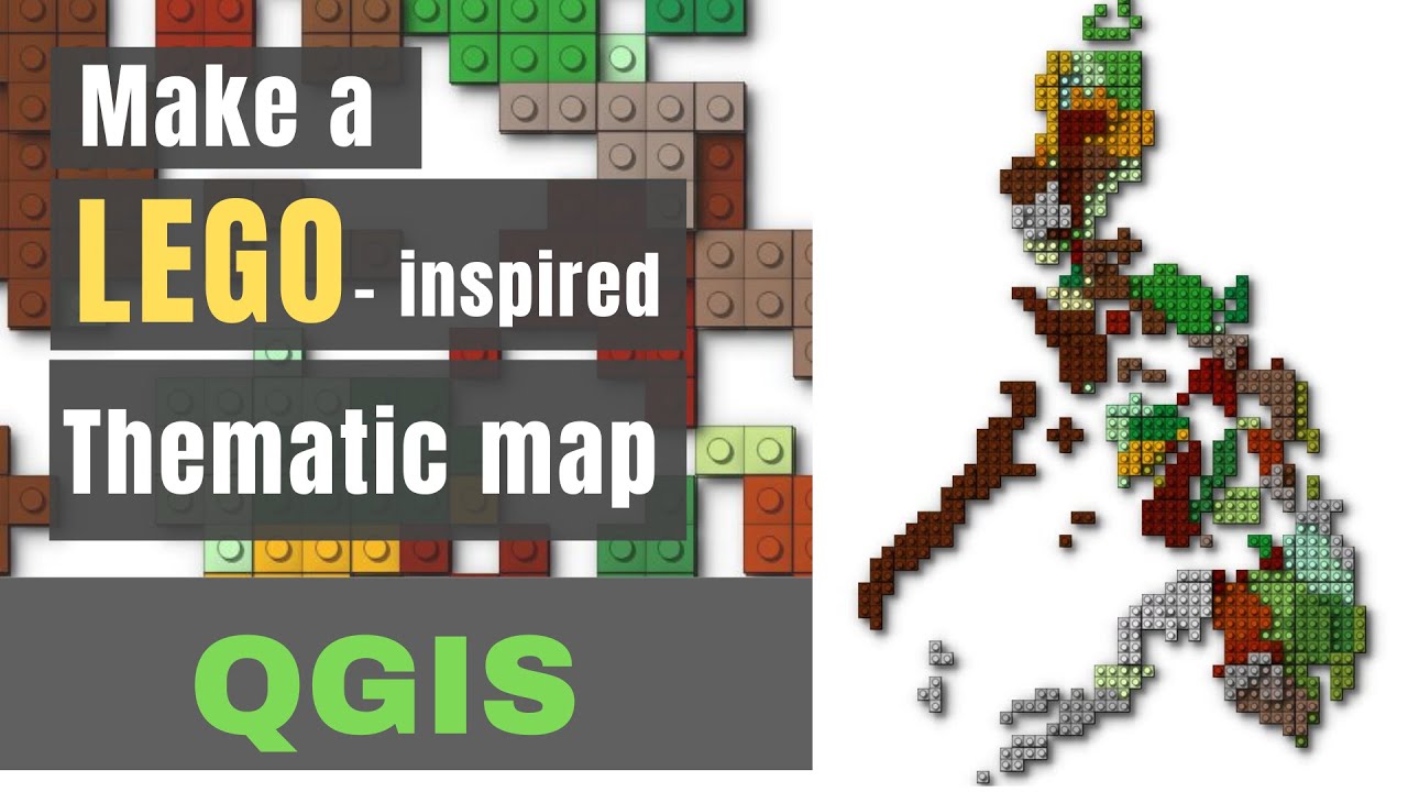 QGIS: How to Make a Lego inspired Thematic Map | [English Subtitle for ...