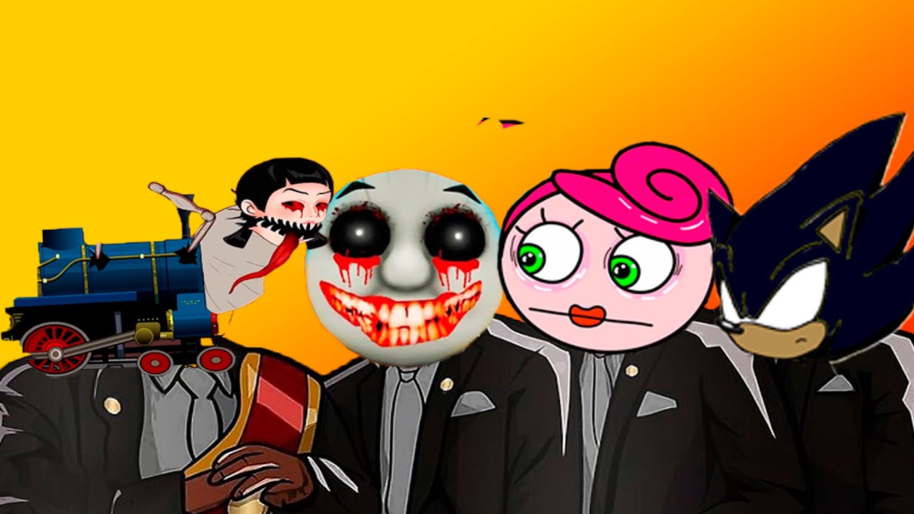 Cursed Thomas The Train & Mommy Long Legs & Shadow Sonic - Coffin Dance ...