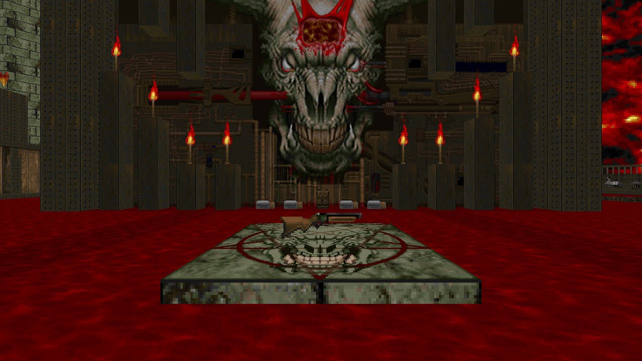 Doom II - Nostalgia map30 (Nostalgia) - UV-Max (fast monsters) - YouTube