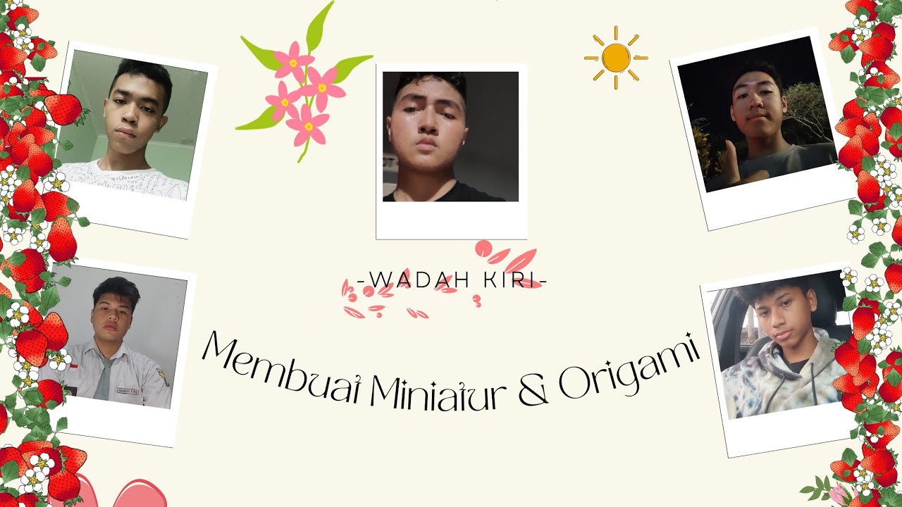 WADAH KIRI - MEMBUAT MINIATUR DAN ORIGAMI - YouTube