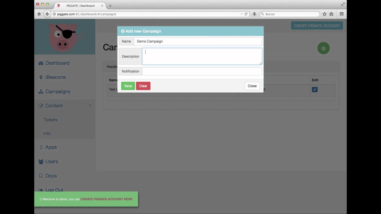 How to Create Campaigns on Piggate.com - YouTube