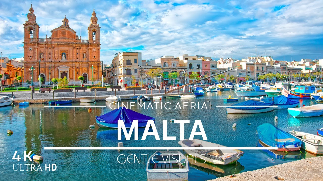 Discover Malta's Hidden Beauty in 4K UHD | Serene Drone Footage ...