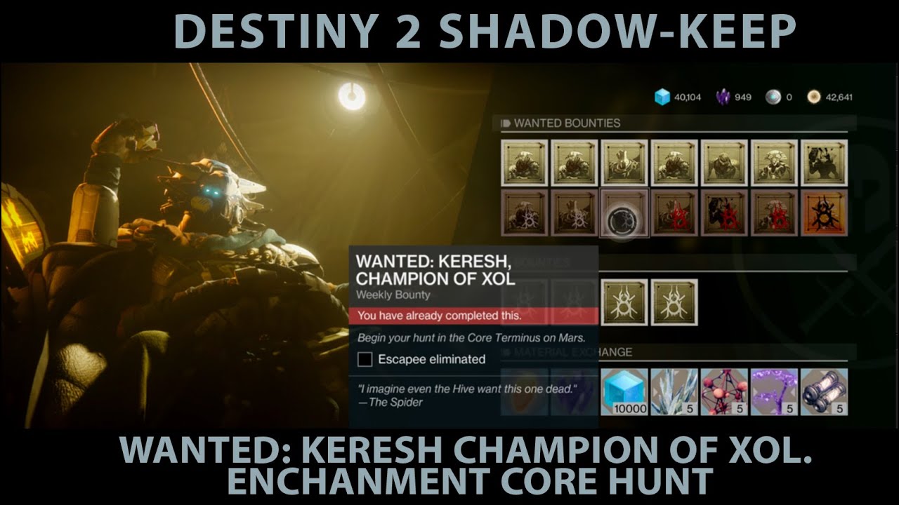 Destiny 2 Shadow keep. The Core Terminus Mars. - YouTube