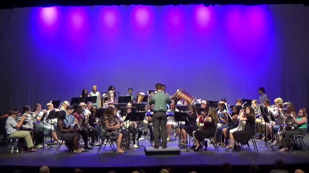 2019 Concert band Spring concert - YouTube