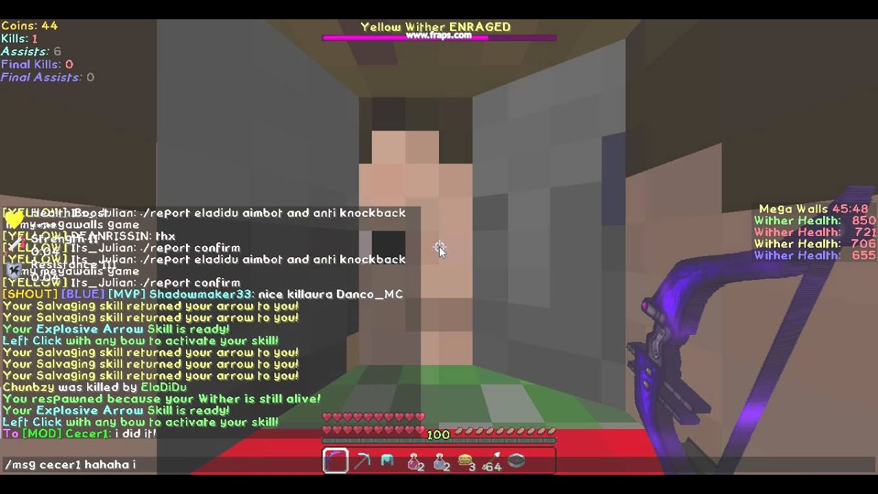 Anti knockback + Reach hacks - YouTube