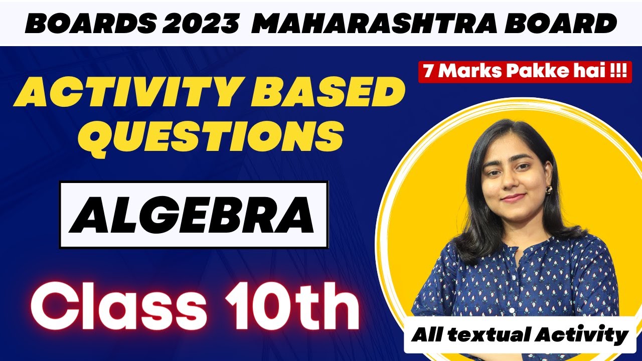 Algebra Activity Based Questions | All textual Activity | Class 10th ...