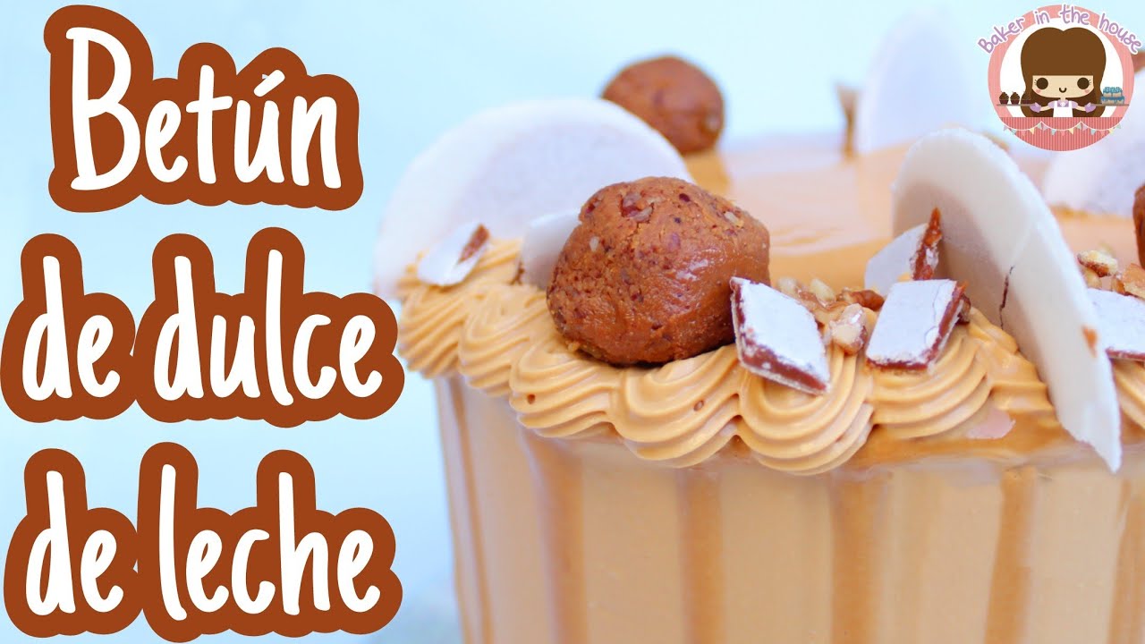 🎂BETÚN de 3 INGREDIENTES😱 SIN AZÚCAR!!! Buttercream Ruso de dulce de ...
