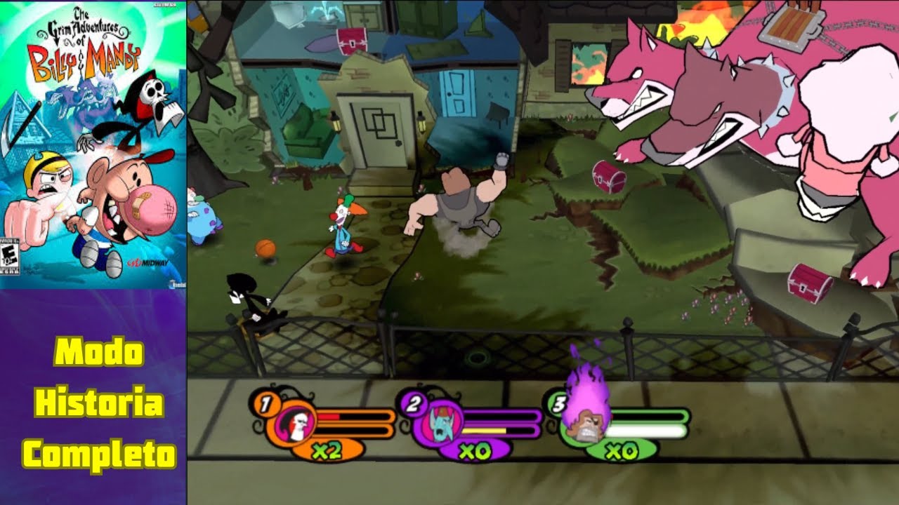 Las sombrías aventuras de Billy y Mandy (PS2) (Español) (100%) - Modo ...