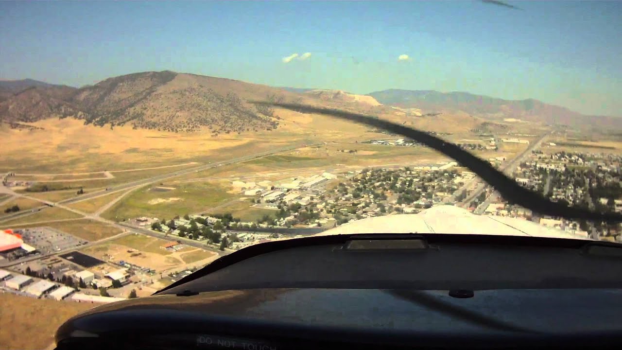 Mojave Desert Adventure Part 3B: Approaching and landing at Tehachapi ...