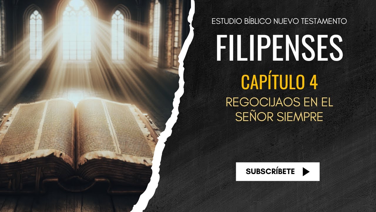 Estudio Bíblico | Regocijaos en el Señor siempre - REFLEXIÓN. - YouTube