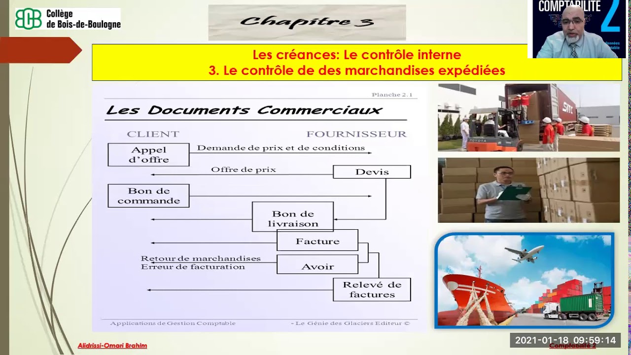 20210118_Comptabilité 2_Les créances et le contrôle des documents commerciaux - YouTube