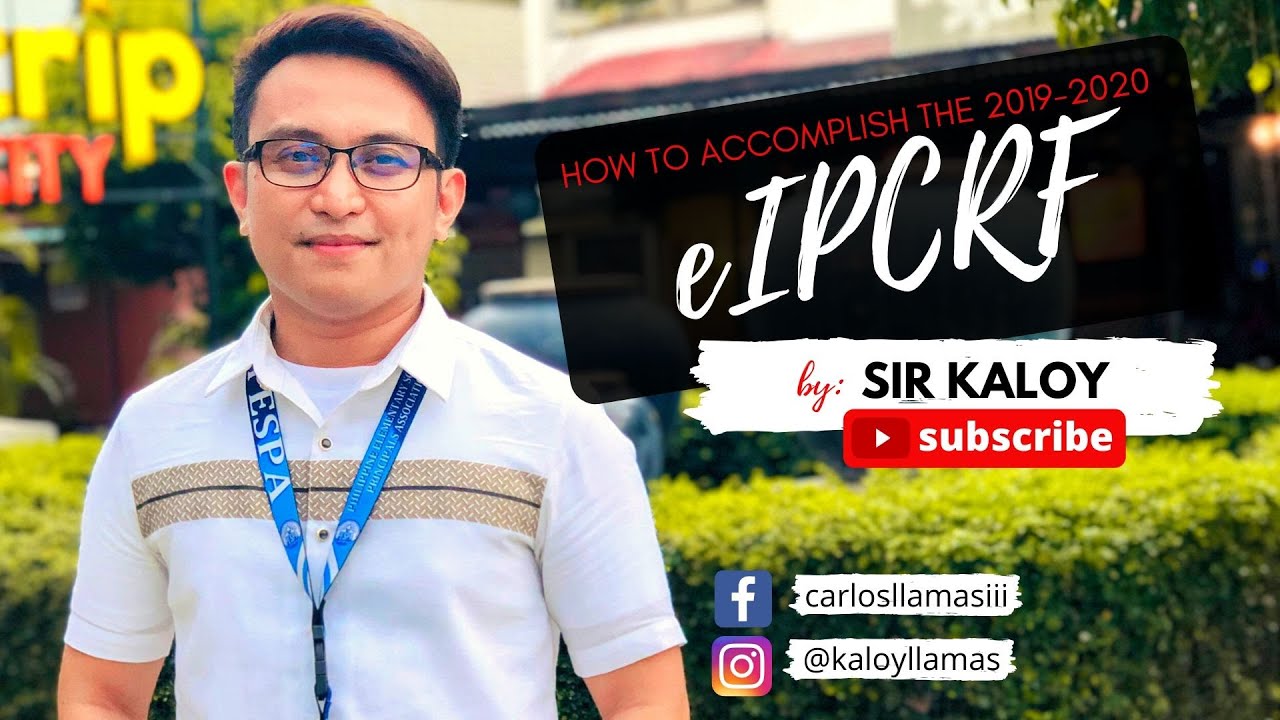 Accomplishing the eIPCRF with Sir Kaloy - YouTube