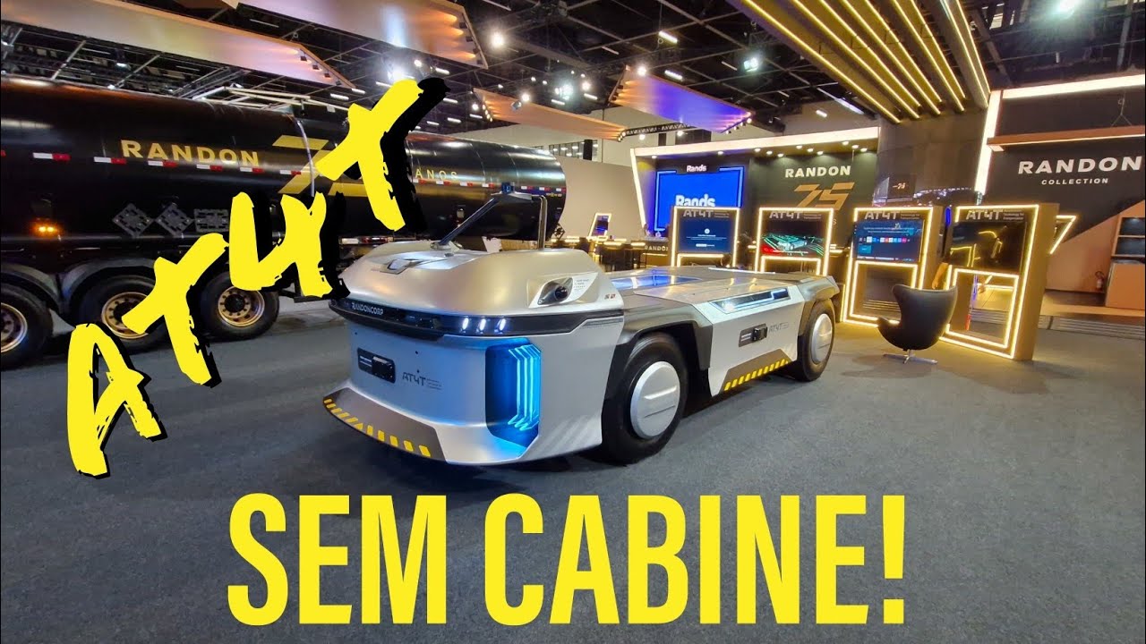 AT4T - Um caminhão autônomo sem cabine da Randon na Fenatran - YouTube