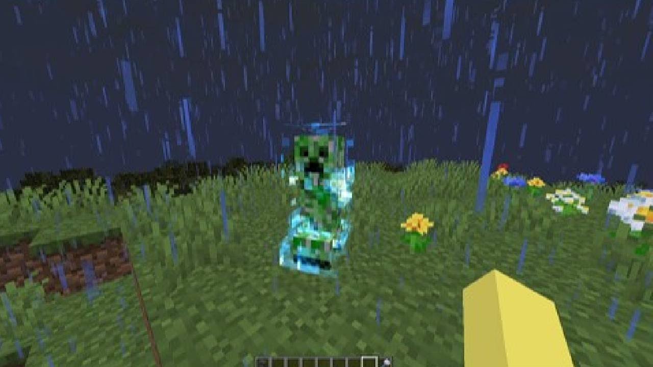 How To Make Get Charge Creeper In Minecraft Youtube