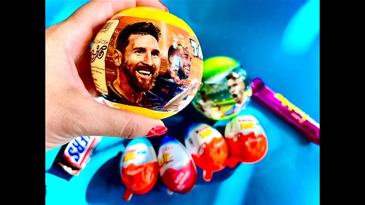 Lionel Messi lucky egg🤩/Candy unboxing |new lots of candies 🍭🎉 - YouTube