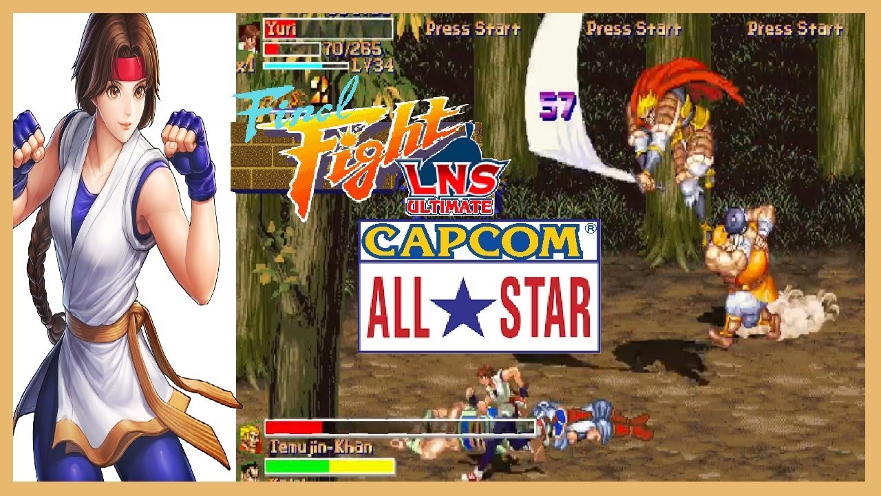 FINAL FIGHT LNS ULTIMATE V0.4#78-CAPCOM ALLSTARS-YURI SAKAZAKI-EASY ...