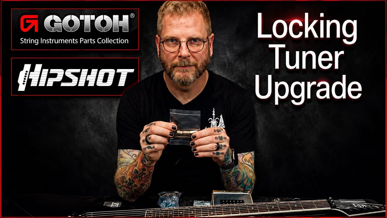 Upgrading Gotoh Locking Tuners with Hipshot Knurled Buttons and ...