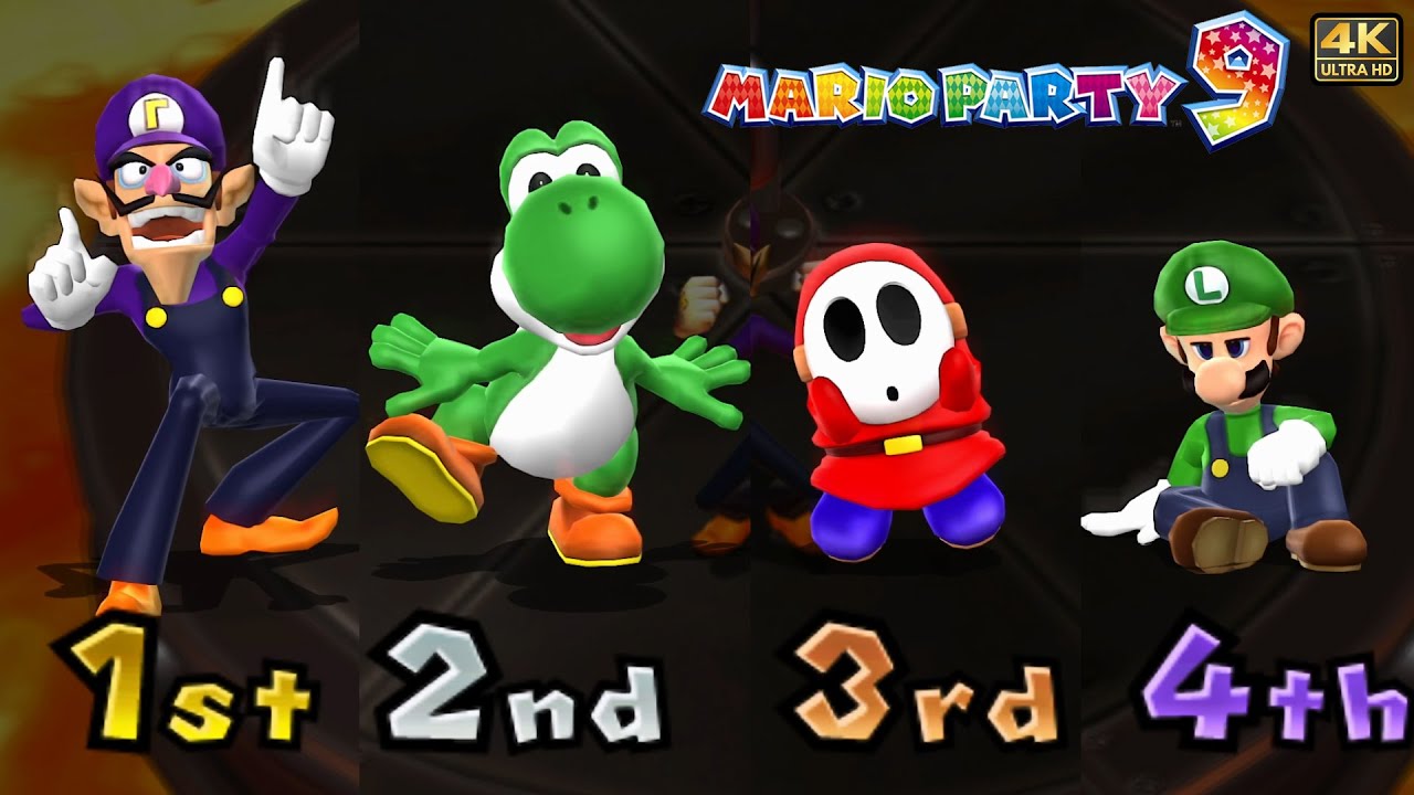 Bob-omb Factory Boardgame Waluigi vs Yoshi vs Luigi vs Shy Guy | Master ...