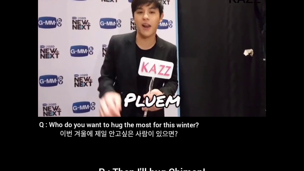 [ENG/한국어] Kazz interview #GMMTV2020 Pluem-Chimon cut - YouTube