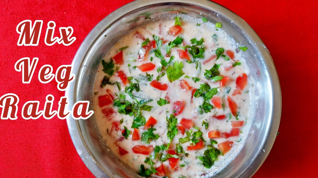 Mix Veg Raita | Vegetable Raita | Healthy vegetable raita | Raita ...