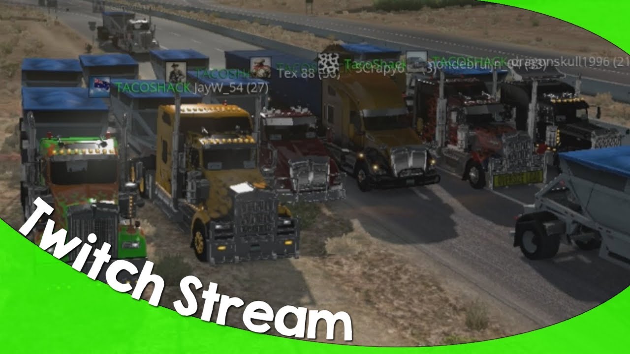 Twitch Livestream: American Truck Simulator Multiplayer 08/10/2018 ...