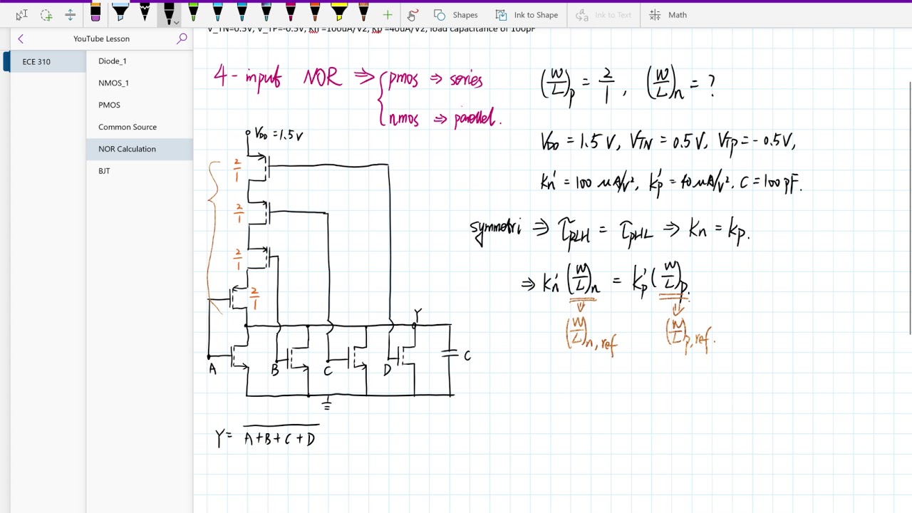 NOR Calculation - YouTube